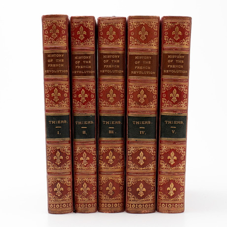 LOUIS ADOLPH THIERS THE HISTORY OF THE FRENCH REVOLUTION 1838 IN FIVE ...
