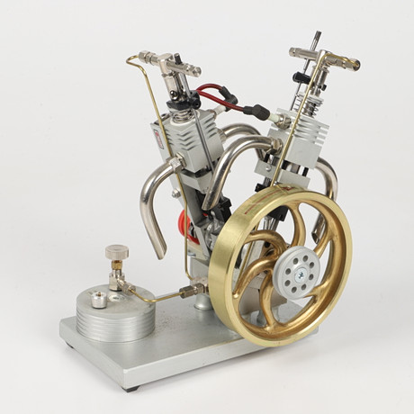 ENGINE, butane gas powered, twin cylinder V2, Ministeam. Other ...