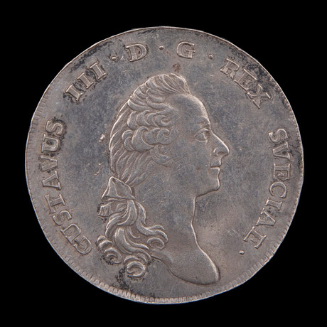 COIN, silver, 1 Riksdaler, Gustaf III, 1791. Coins, Medals & Stamps ...