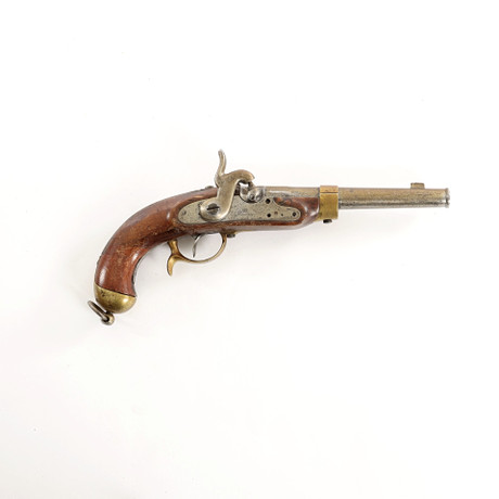 PRUSSIAN BLOCK PISTOL M/1850, Potsdam. Weapons & Militaria - Guns ...