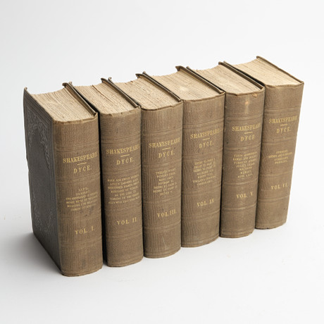 BOOKS The Rev. Alexander Dyce "The works of William Shakespeare" 6 ...