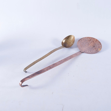 SIL SAMT SLEV, mässing/koppar, 17/1800-tal. Allmoge - Verktyg & Redskap ...