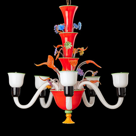 JONAS ROOTH (FÖDD 1961). taklampa, egen glashytta i Kivik, signerad och ...