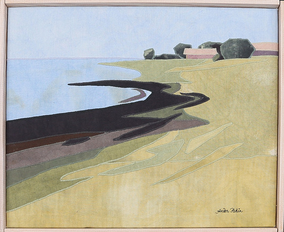 ANITA HEDIN. TEXTILE ARTWORK, signed, modern. Art - Other - Auctionet