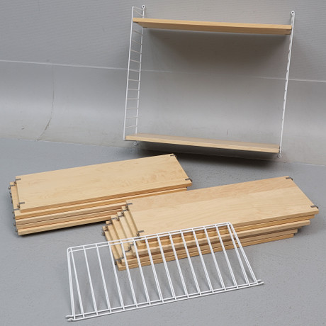 NILS STRINNING. stringhyllor, 18 delar, björk. Möbler - Skåp & Hyllor ...