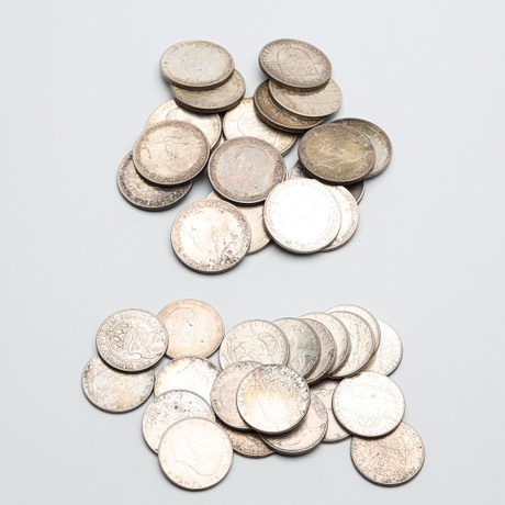 A Collection OF COINS SEK 2 and SEK 5 silver. Coins, Medals & Stamps ...