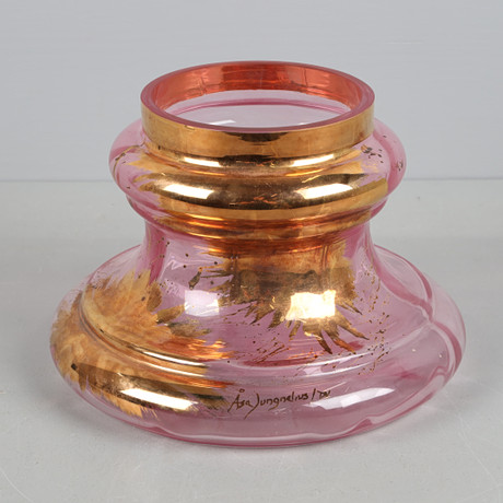 ÅSA JUNGNELIUS. Vas, glas, Kosta Boda. Glas - Konstglas - Auctionet