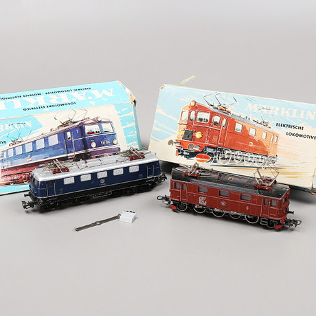 MÄRKLIN, Locomotive, 2 pcs, 3030 and 3034. Toys - Toys - Auctionet