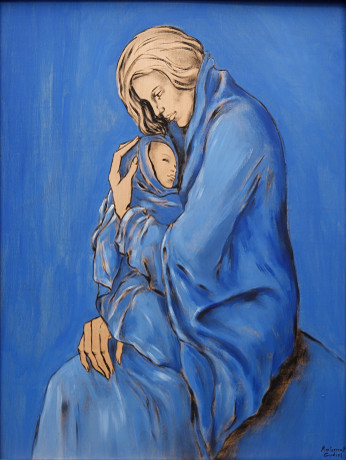 MONTSERRAT GUDIOL. Maternity. Art - Paintings - Auctionet