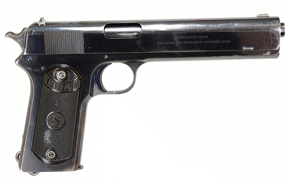 PISTOL, Semi-automatic, make Colt, model 1902 Military, caliber .38 ...