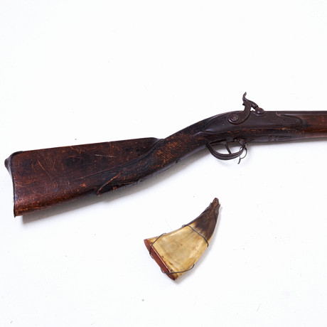 BLOCK RIFLE, Swedish, common man, 19th century. Weapons & Militaria ...