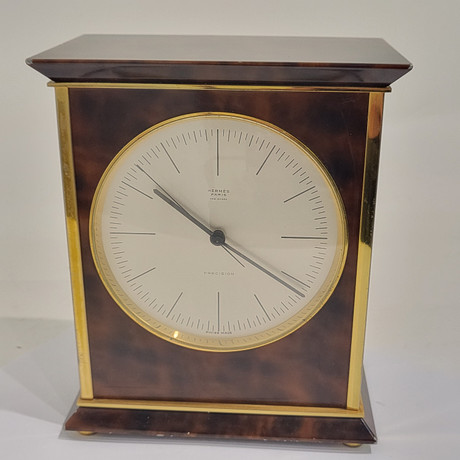 HERMES, PARIS. "PRECISION" TABLE CLOCK. Clocks & Watches - Mantel ...