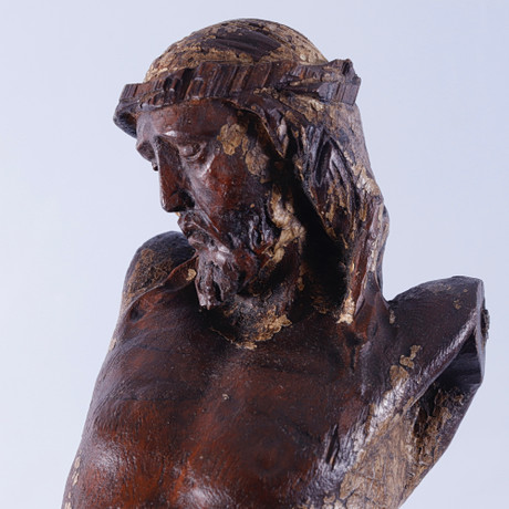SCULPTURE, wood, Christ figure, 17th century. Art - Sculptures ...