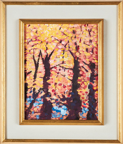 ROBERT BRUNKE. "Höstvind", signerad, olja på duk. Konst - Måleri ...