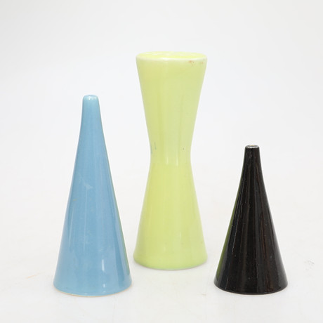 STIG LINDBERG. SALT o PEPPARSTRÖARE, 3delar. Keramik & Porslin ...