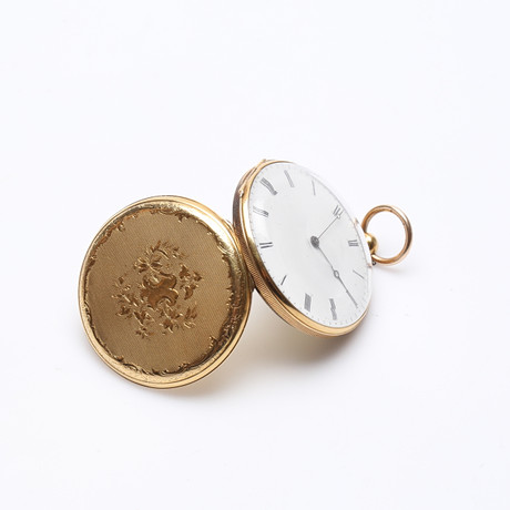 POCKET WATCH, 18k, gold. Clocks & Watches - Pocket & Stop Watches ...