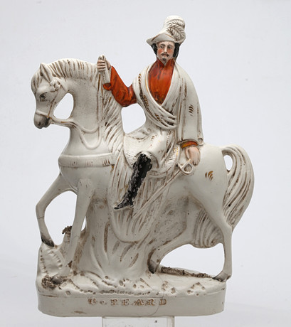 Colonel John Peard, English Staffordshire earthenware sculpture, 19th ...
