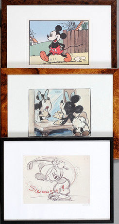 GRAFISKA TRYCK, 3 st, Disney. 1900-tal. Konst - Grafik - Auctionet