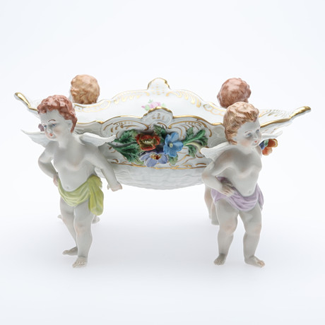 DISH, porcelain, Dresden. Ceramics & Porcelain - European - Auctionet