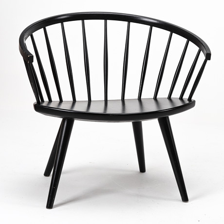 YNGVE EKSTRÖM. Stol "Arka", svartlackad. Möbler - Fåtöljer & Stolar ...