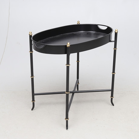 PLATE TABLE, metal, contemporary. Furniture - Tables - Auctionet