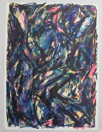 Unknown artist. 'Colourful', color serigraph, Ed. 150/180, signed. Art ...