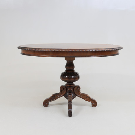 PILLAR TABLE, 20th century. Furniture - Tables - Auctionet