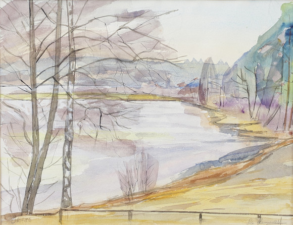 OLE HAMMELEFF. "Ör-86", akvarell, signerad. Konst - Måleri - Auctionet