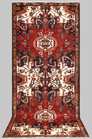 MATTA, orientalisk, hamadan, gallerimodell. Ca 320 x 132 cm. Mattor ...