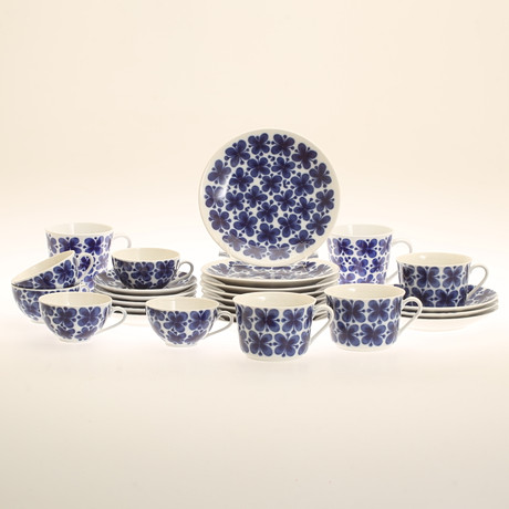 KAFFESERVIS, 18 delar, "Mon amie", Marianne Westman, Rörstrand. Keramik ...