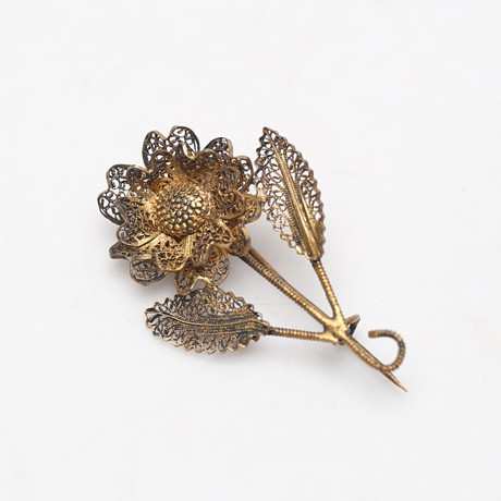 BROSCH, silver, filigran. Smycken & Ädelstenar - Broscher & Hängen ...