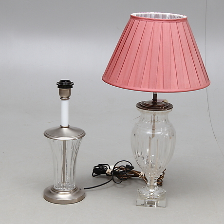 TABLE LAMPS, 2 pcs, glass, 19 / 2000s. Lighting & Lamps - Other ...