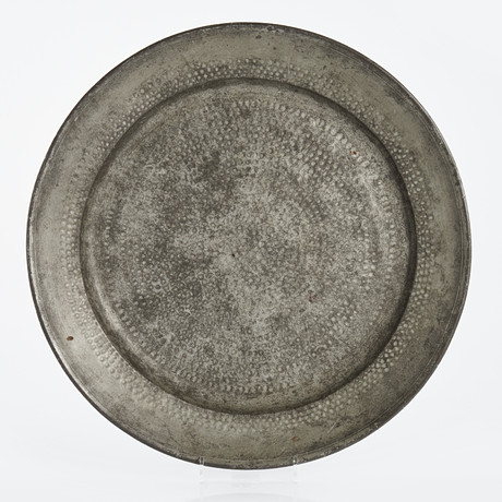 TENNFAT, oidentifierad mästare, Sverige 17/1800-tal, hamrad yta. Silver ...