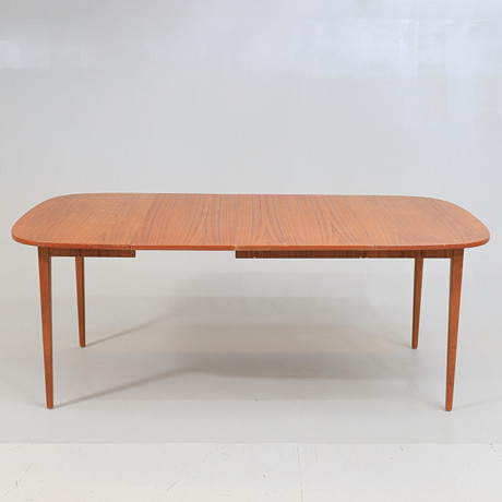 MATBORD, teak, med iläggsskiva, 1960-tal. Möbler - Bord - Auctionet