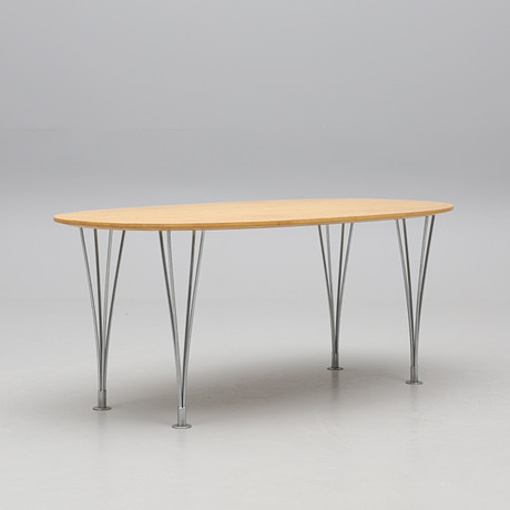BRUNO MATHSSON / PIET HEIN, table, "Superellipse", Bruno Mathsson ...