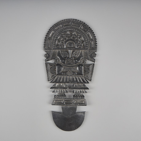 TUMI, ceremonial knife, slate stone. Ethnographica - Auctionet