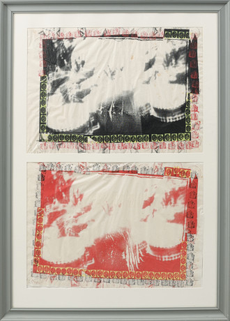 PETER APELGREN. Komposition, färglitografi, signerad och numrerad 3/387 ...