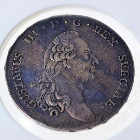 RIKSDALER, silver, 1791, Gustavus III. Coins, Medals & Stamps - Coins ...