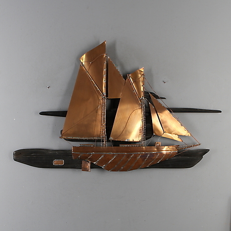 BOAT MODEL, copper, 20th century. Miscellaneous - Technica & Nautica ...