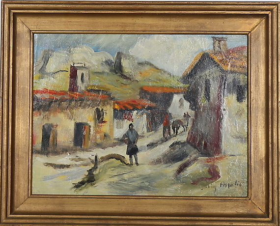 STIG ASPELIN. Southern motif, oil on canvas, signed. Art - Paintings ...
