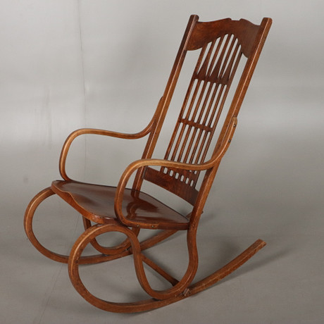 GUNGSTOL, Jacob och Joseph Kohn, omkring 1900 etikett märkt. Möbler ...