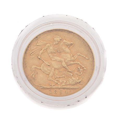 QUEEN VICTORIA GOLD SOVEREIGN 1894. Coins, Medals & Stamps - Coins ...