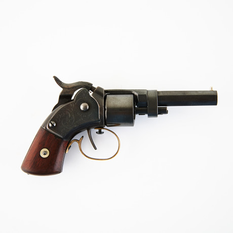 BLOCK REVOLVER, American, Mass.Arms Co Maynard Pocket Revolver, caliber ...
