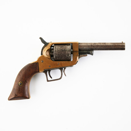 BLOCK REVOLVER, American, Whitney "Two Trigger" Pocket Revolver ...