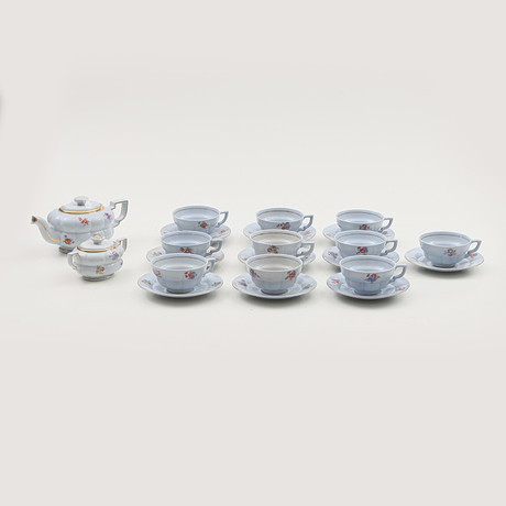 ARTHUR PERCY. TEA SET, 12 parts, Gefle, circa 1940. Ceramics ...