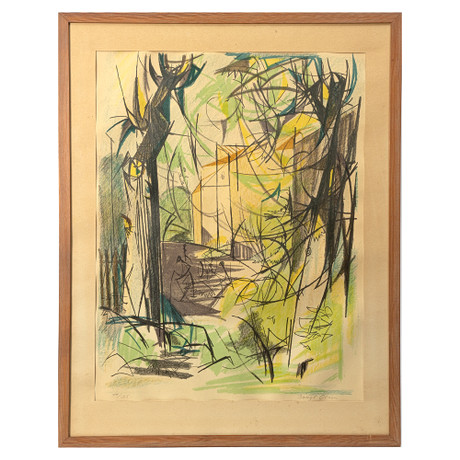 BENGT OLSON. color lithograph, signed and numbered 74/125. Art ...