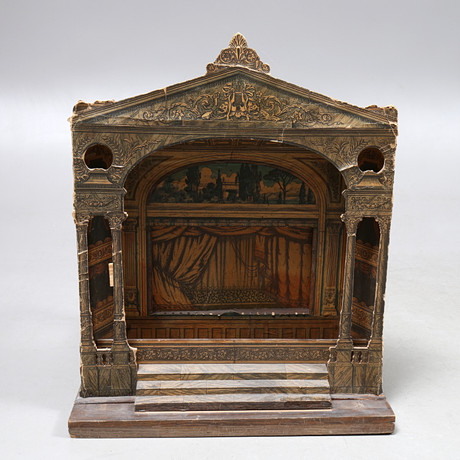 PUPPET STAGE, late 1800s. Toys - Toys - Auctionet
