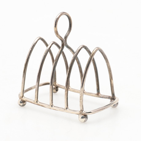 ASPREY. A SILVER FOUR DIVISION TOAST RACK. Silver & Metals - Silver ...