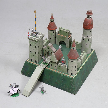 RIDDARBORG trä med ca 6 riddare Crescent. Leksaker - Leksaker - Auctionet