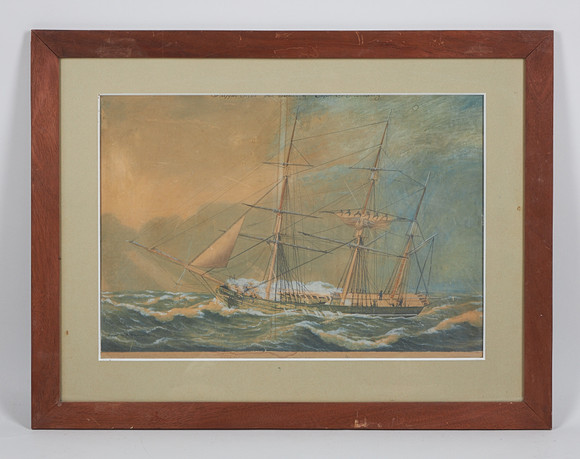 KAPTENSTAVLA, "Skeppet Thor från Uleåborg", kapten F. Thornberg ...